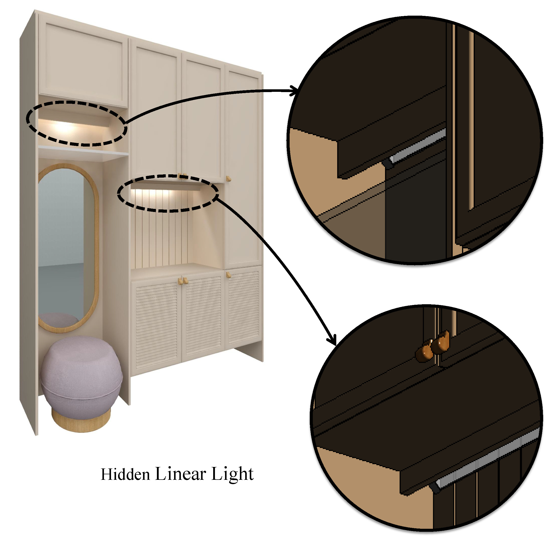 Parametric Entryway Closet and Shoe Rack Revit Family 3D model | CGTrader