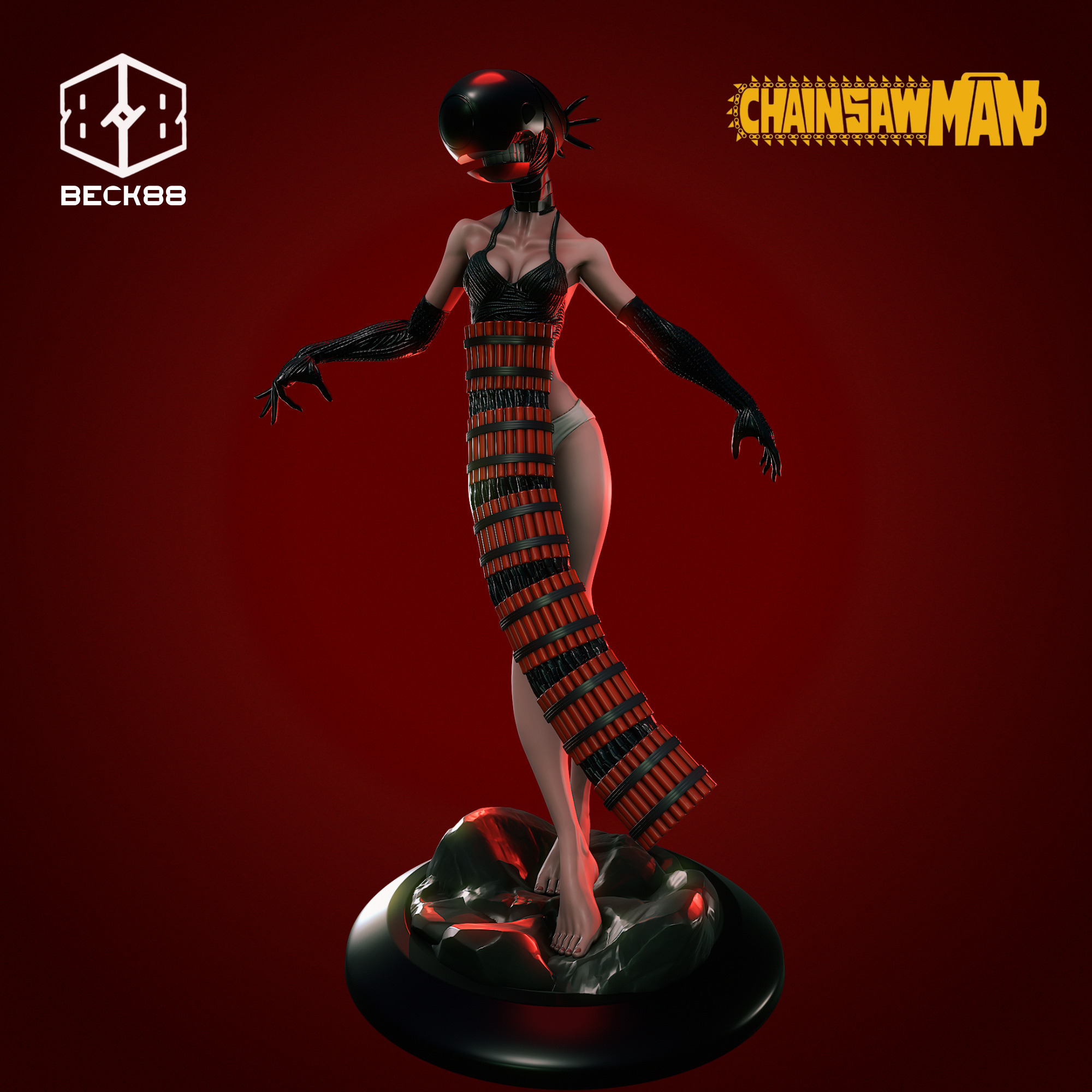 Bomb Devil - Chainsaw Man 3D model 3D printable | CGTrader