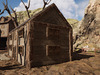 Rustic Medieval Cliffside House free 3D model | CGTrader