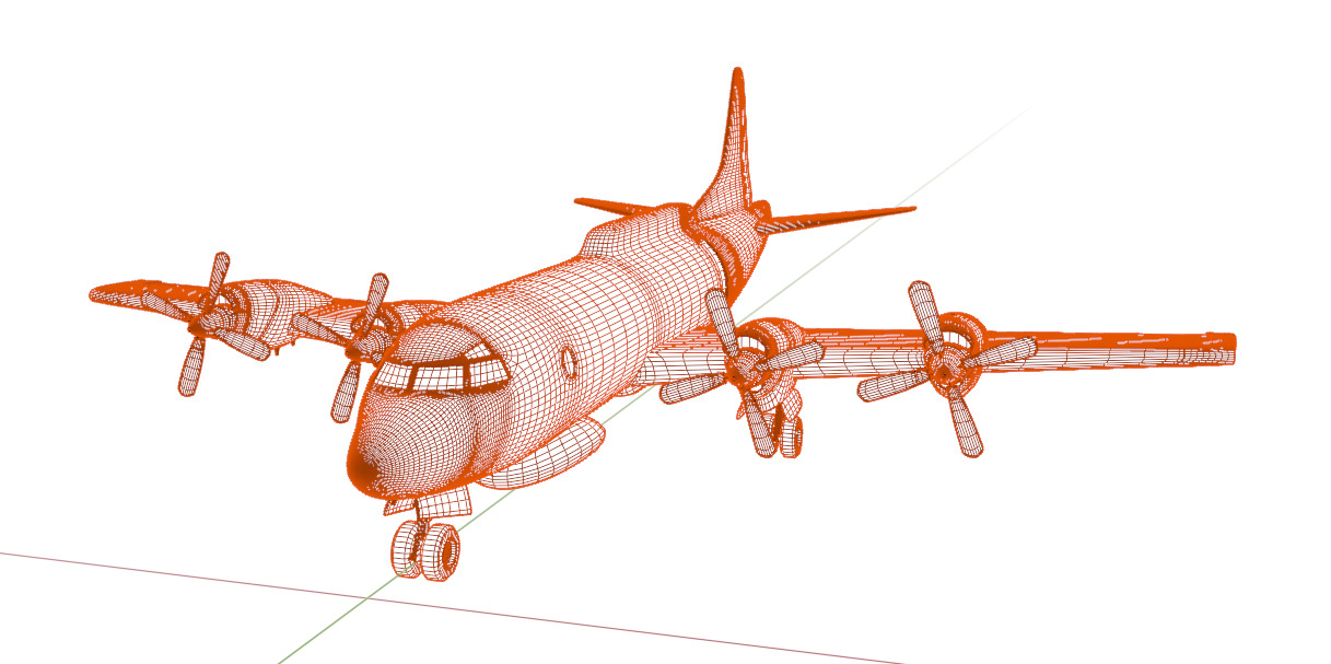 3D model Lockheed EP-3E Aries II - THE EAVESDROPPER - VR / AR / low-poly | CGTrader