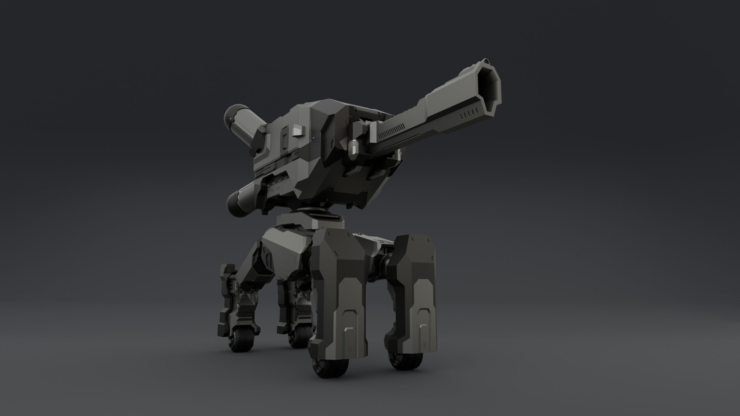 Cyber Tank free 3D model | CGTrader