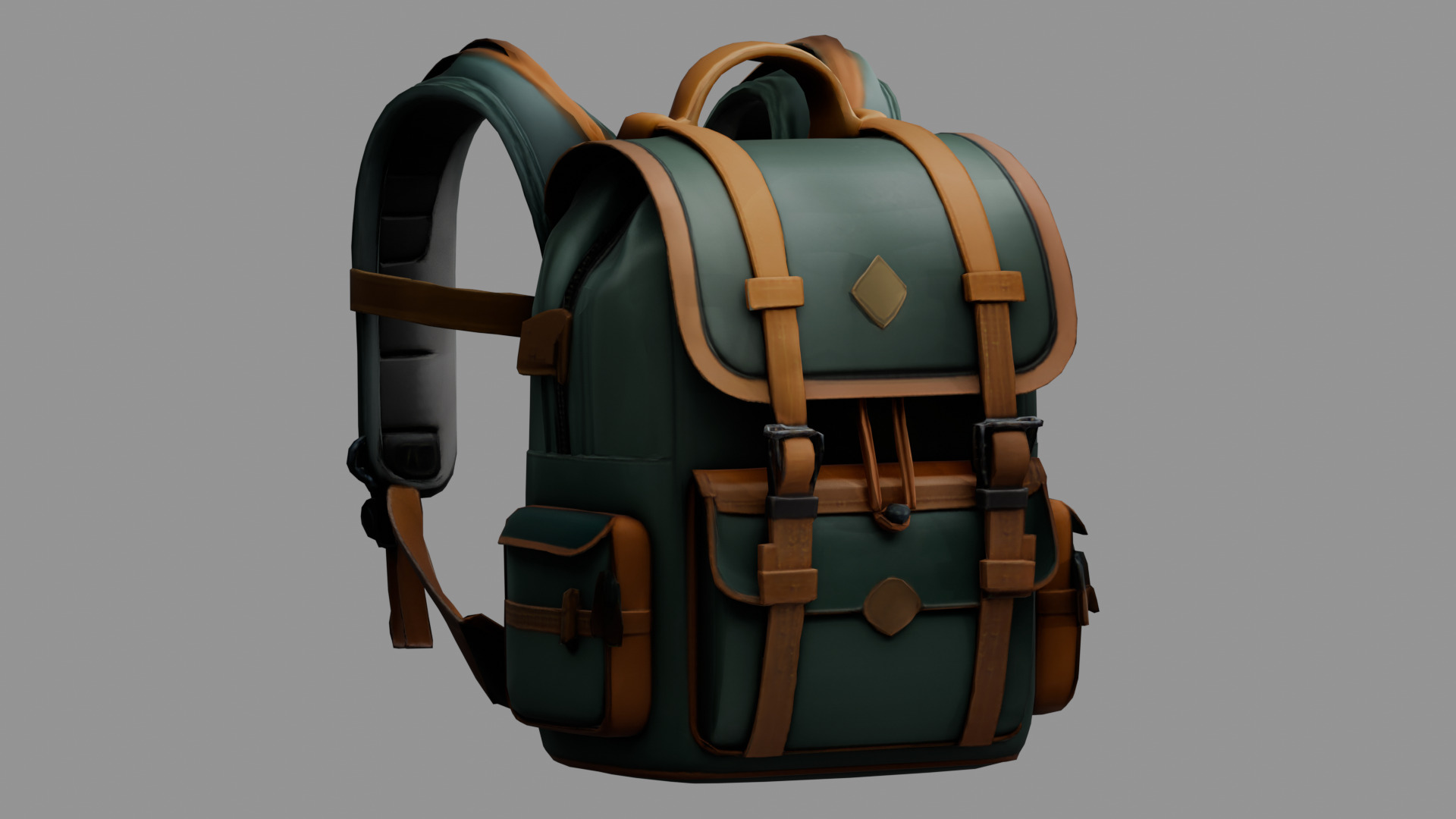 Stylized Backpack BP10 free VR / AR / low-poly 3D model | CGTrader