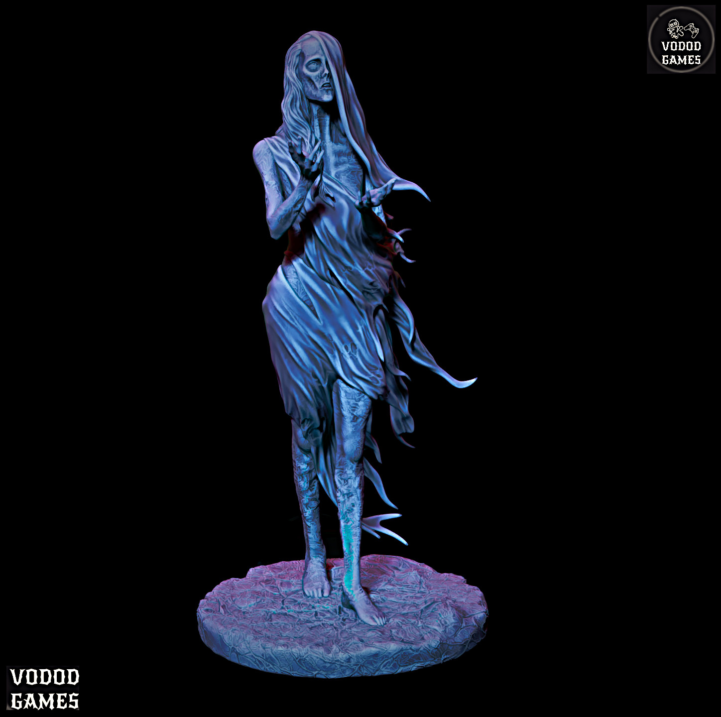 Banshee crying lady La Llorona ghost lady ghost lover 3D model 3D ...