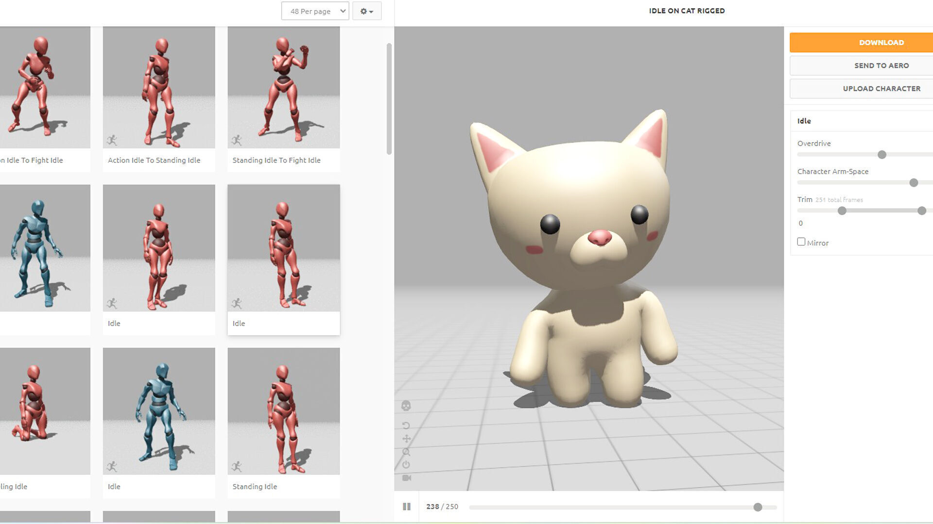 3D model Funny 3D Cartoon Characters - Chubby Animated Models VR / AR ...