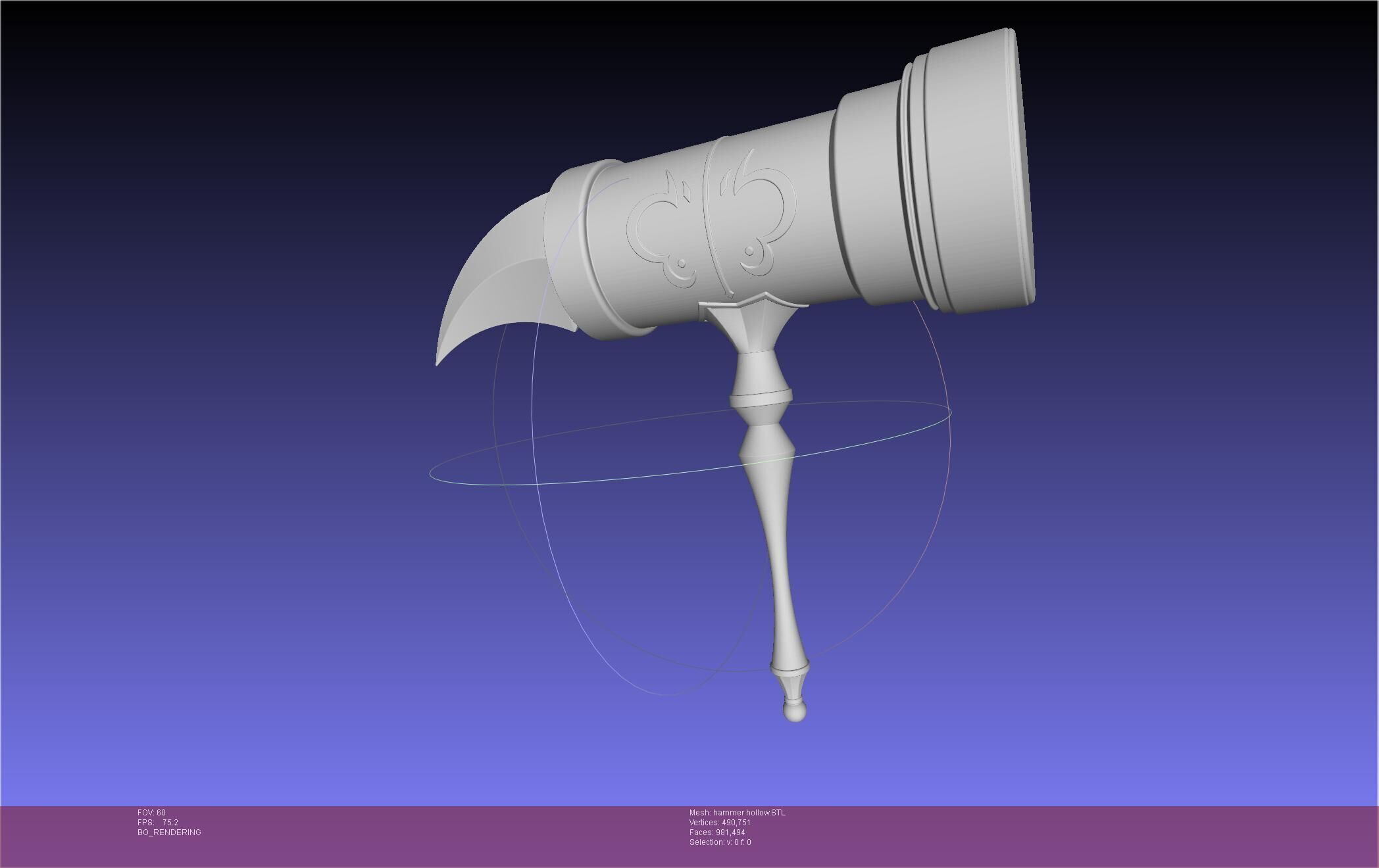 Guild Receptionist Hammer Printable Assembly 3D model 3D printable ...