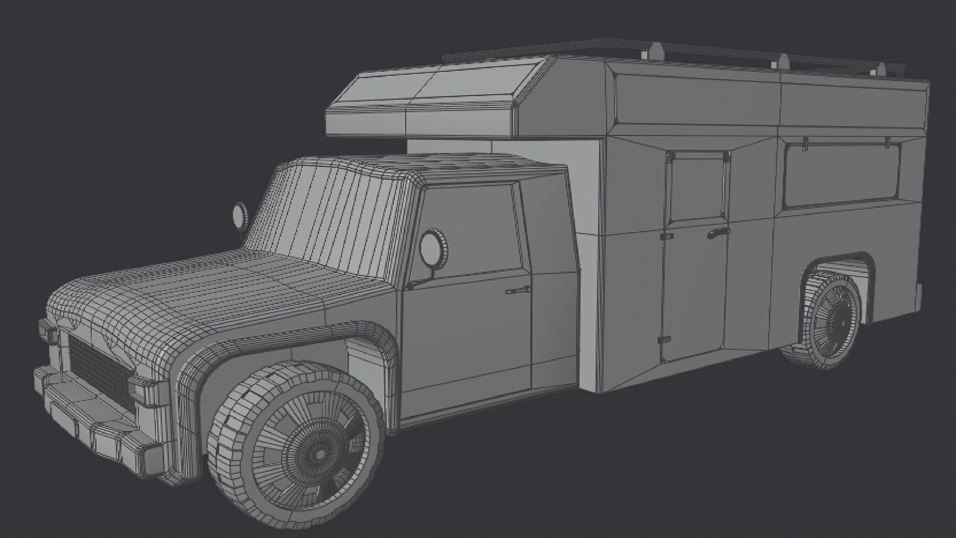 RV Motorhome Camper 3D model | CGTrader
