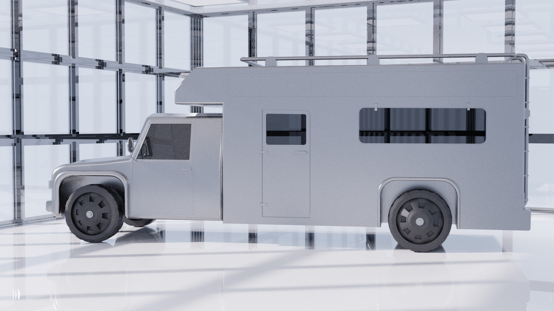 RV Motorhome Camper 3D model | CGTrader
