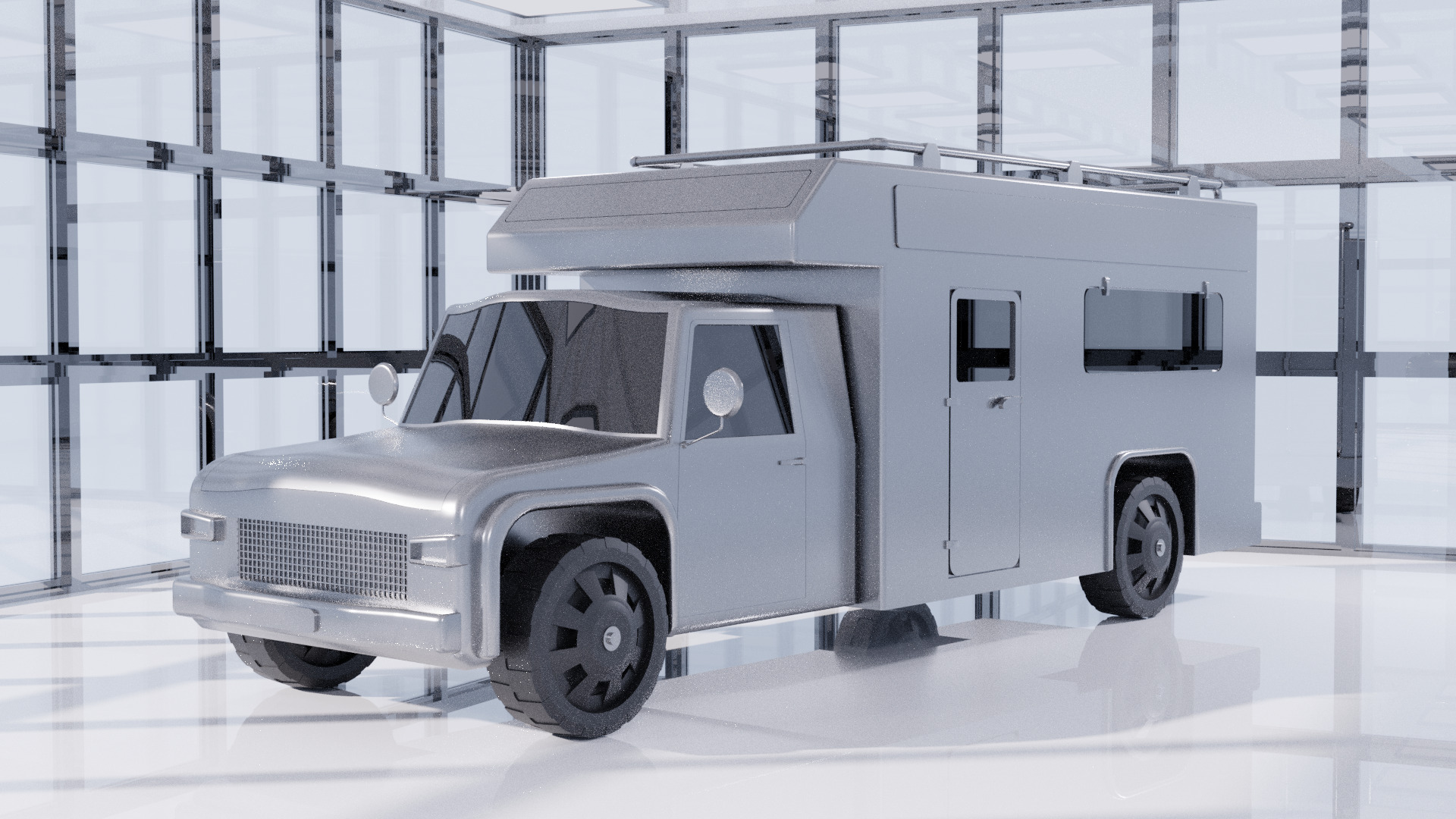 RV Motorhome Camper 3D model | CGTrader