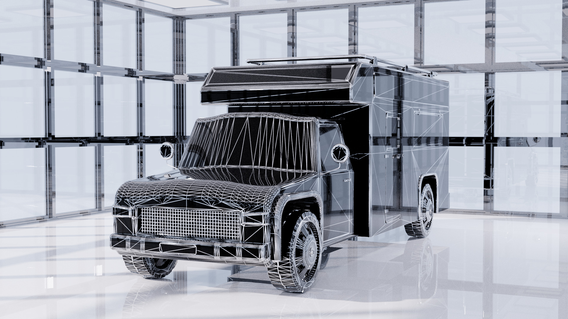 RV Motorhome Camper 3D model | CGTrader