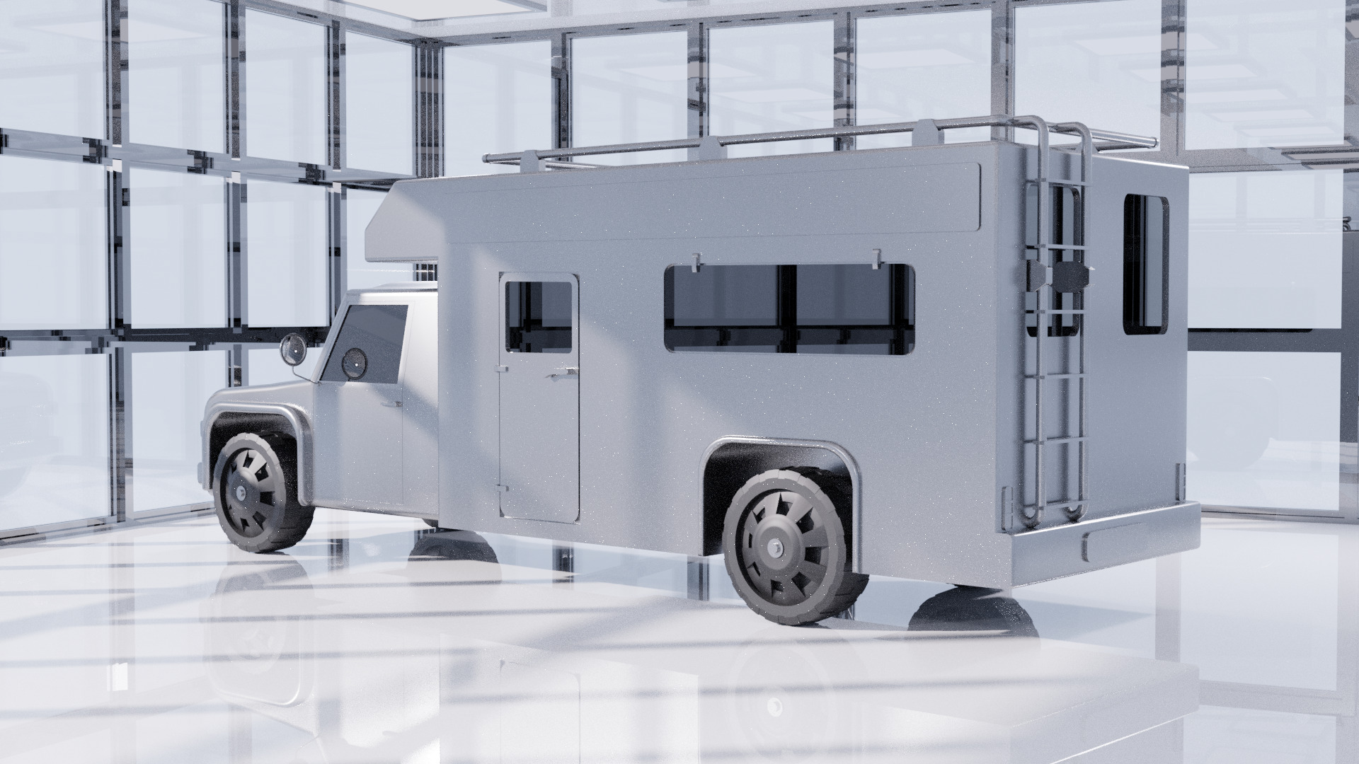 RV Motorhome Camper 3D model | CGTrader