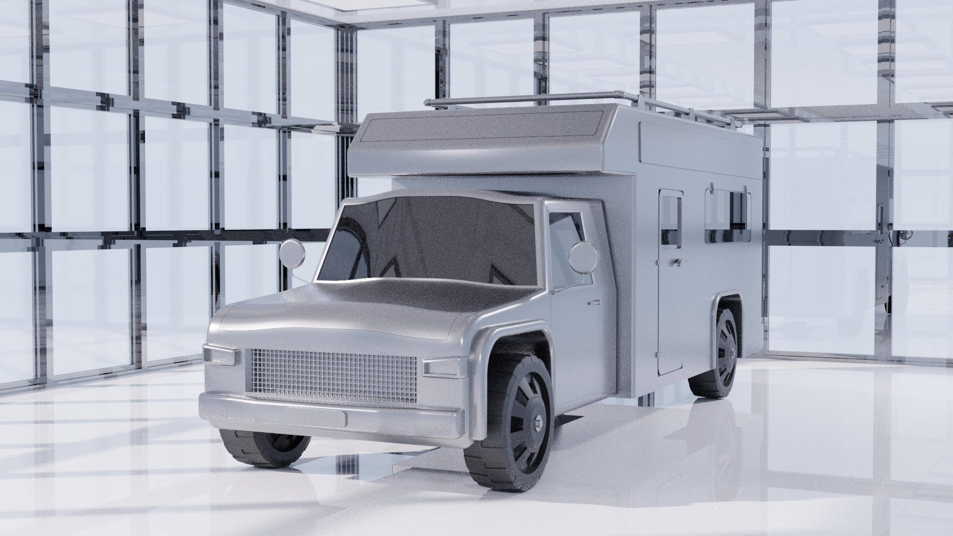 RV Motorhome Camper 3D model | CGTrader