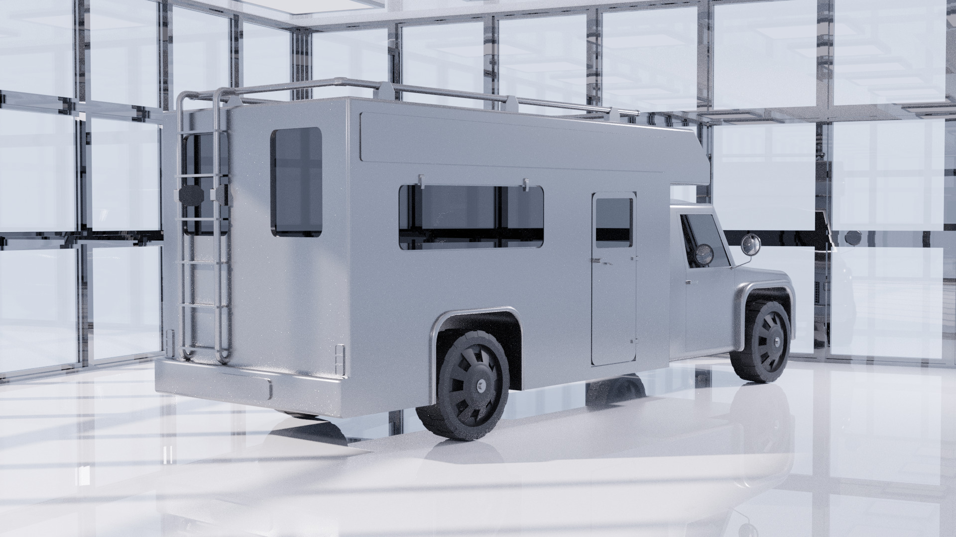 RV Motorhome Camper 3D model | CGTrader