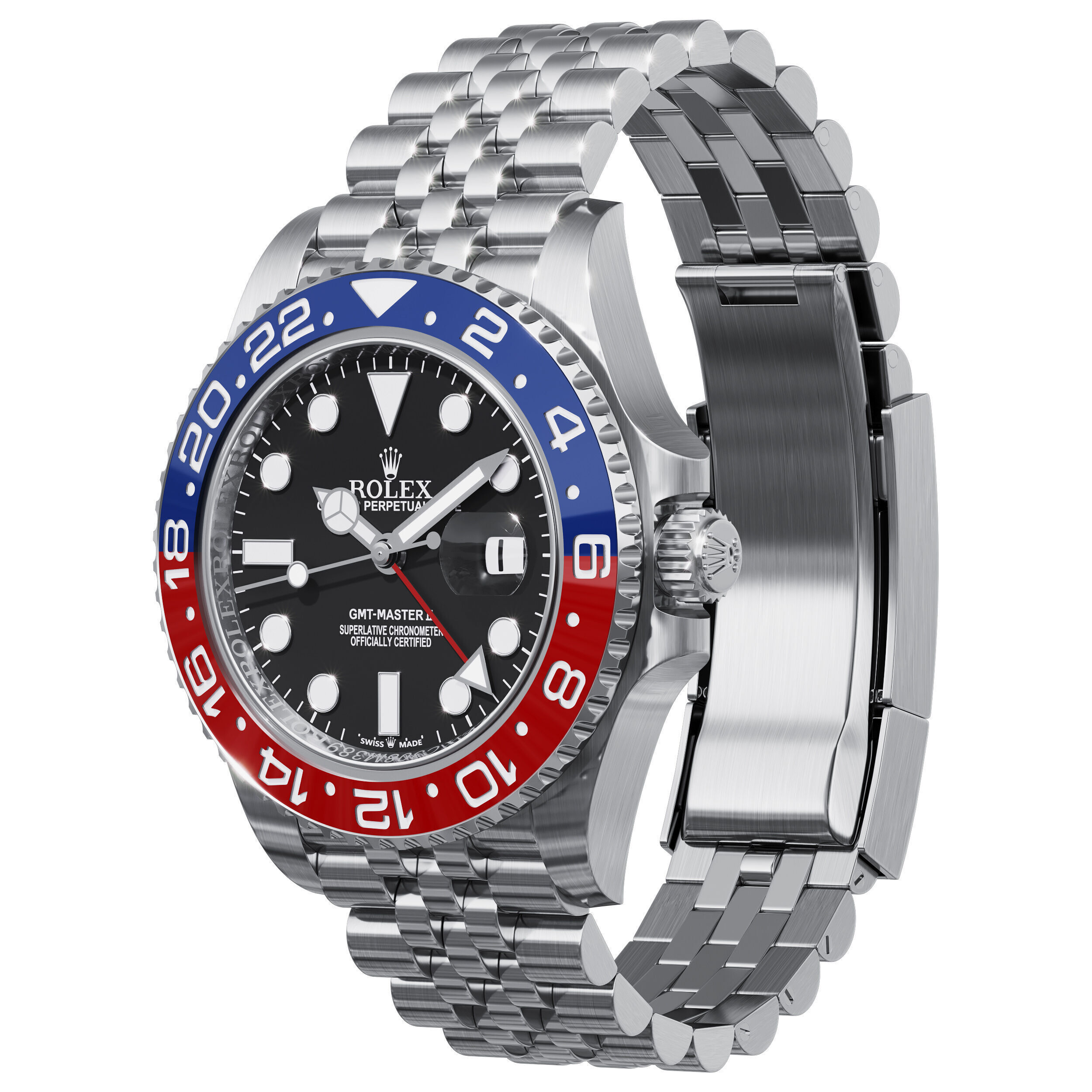 Rolex GMT-Master II pepsi 3D model | CGTrader