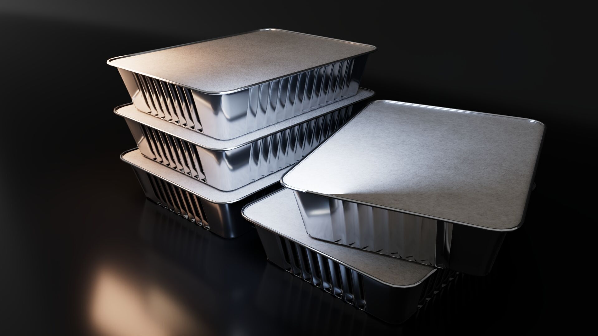 Food Containers free VR / AR / low-poly 3D model | CGTrader