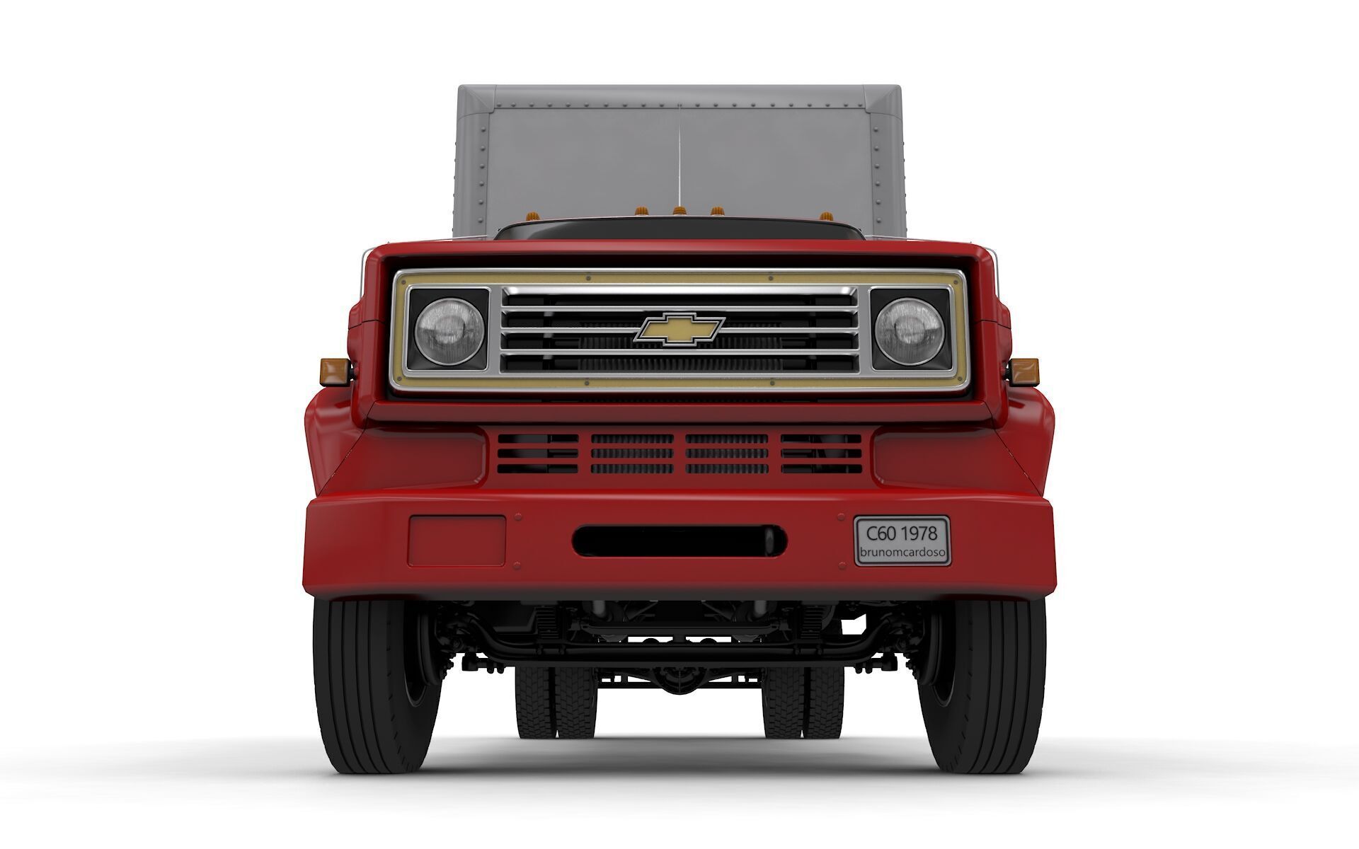 Chevy C60 1978 Box Truck 3D model | CGTrader