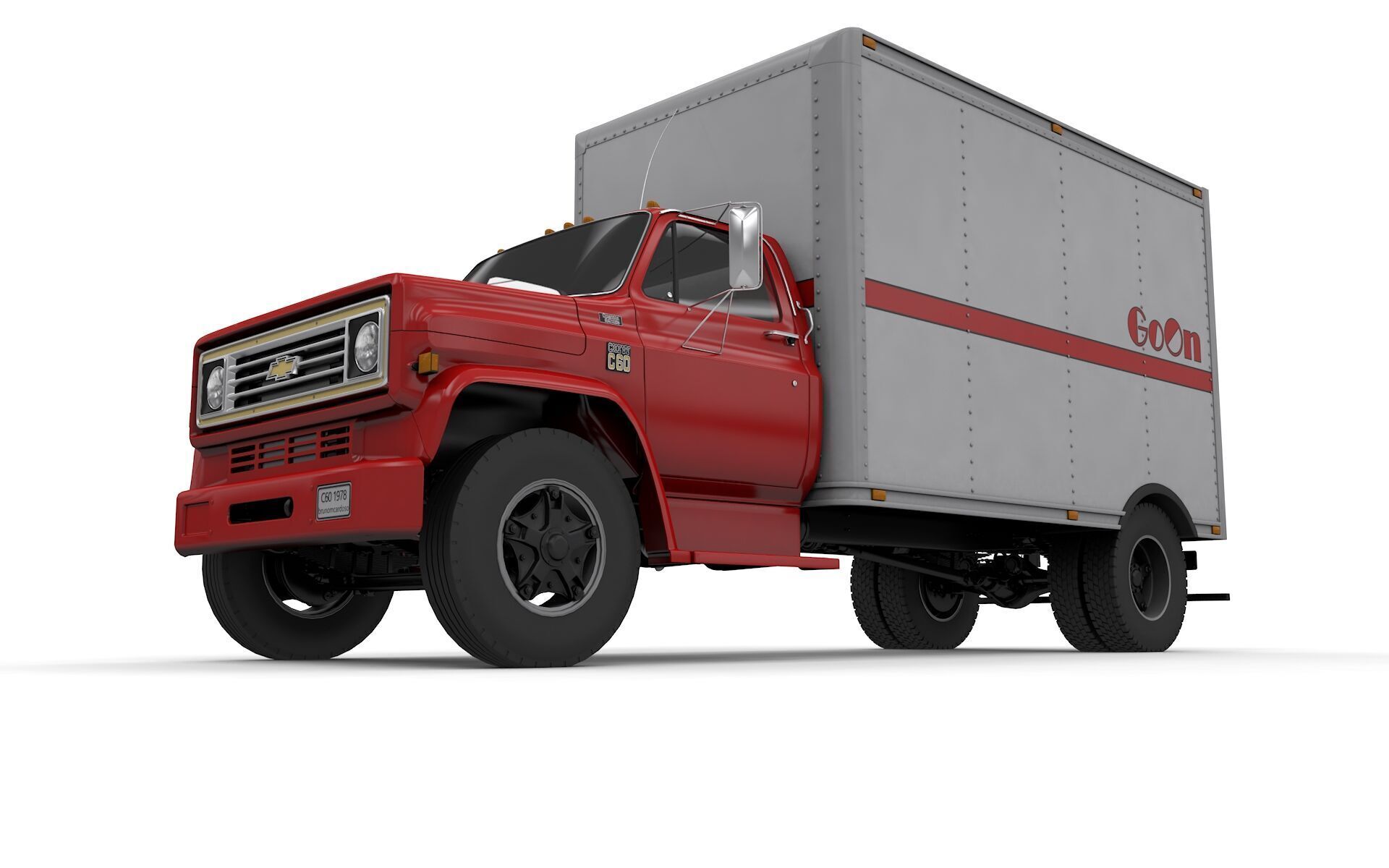 Chevy C60 1978 Box Truck 3D model | CGTrader