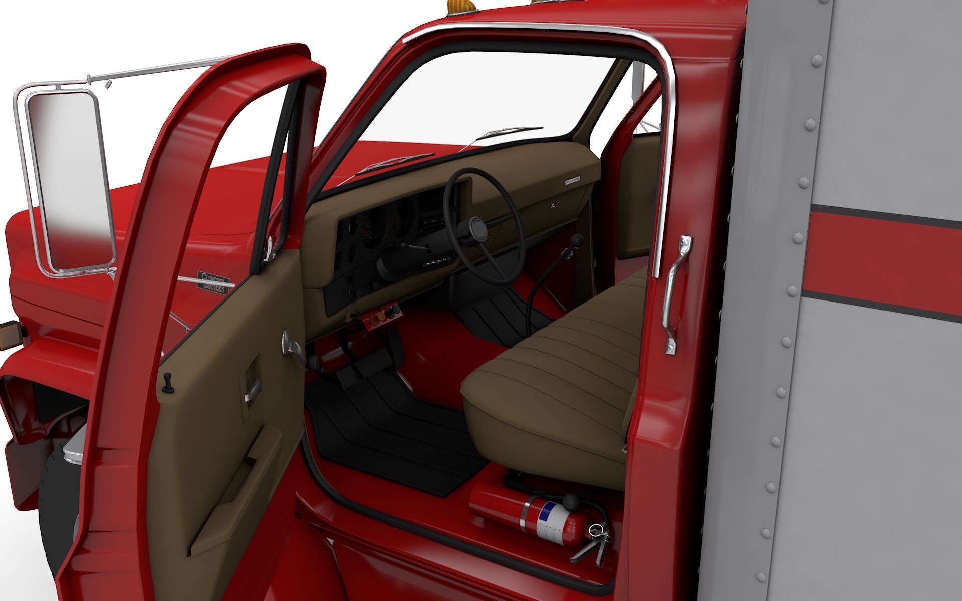 Chevy C60 1978 Box Truck 3D model | CGTrader