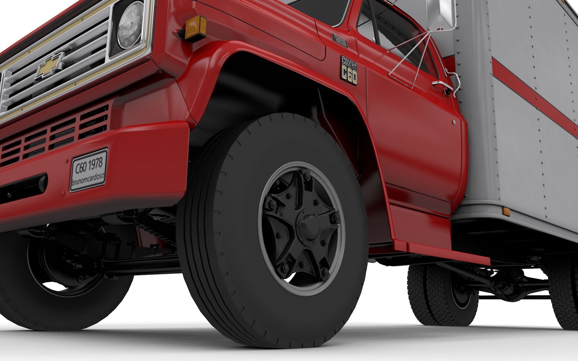 Chevy C60 1978 Box Truck 3D model | CGTrader