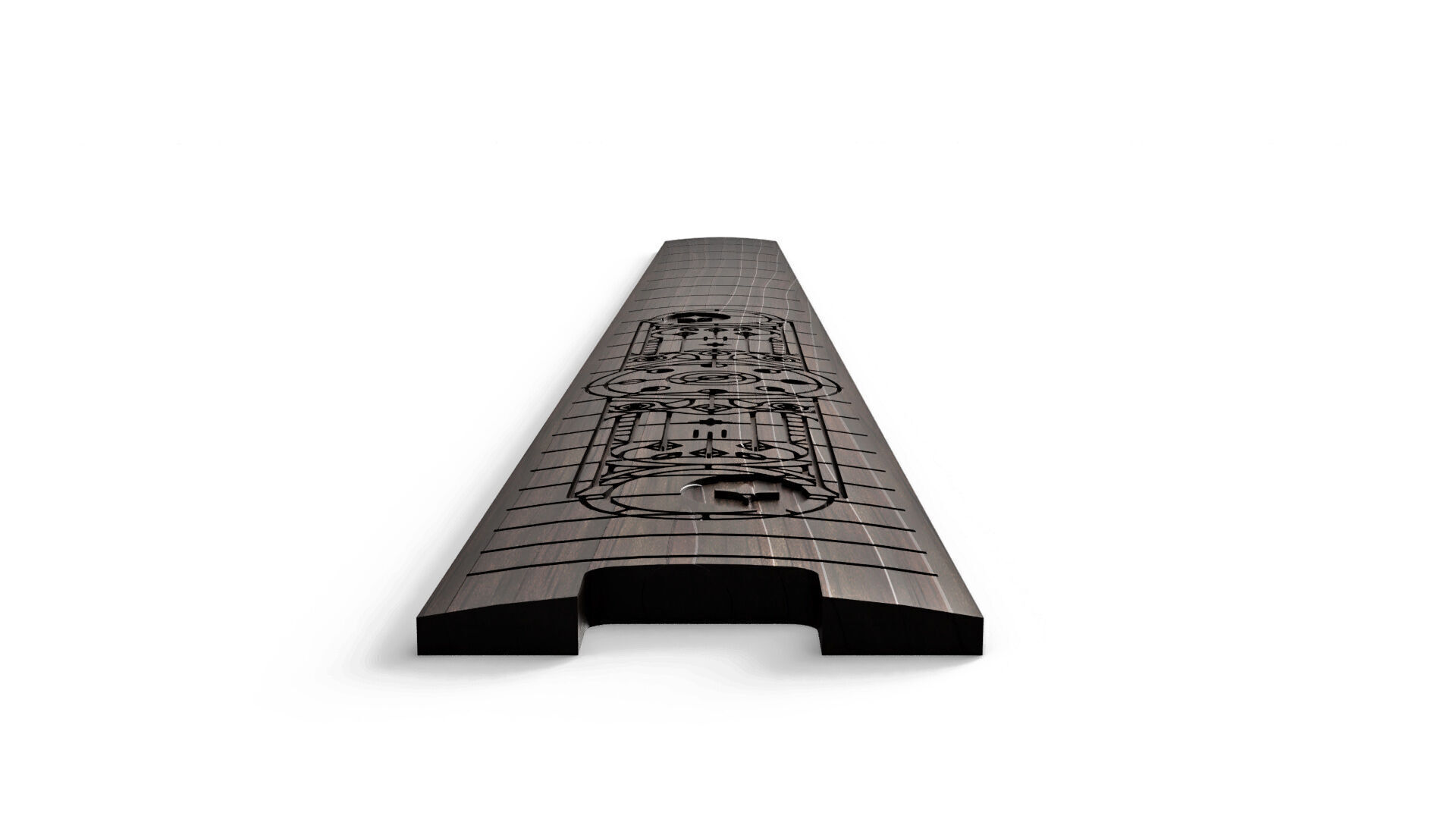 Guitar Fretboard Inlay Cover Mystic Pattern 3D model 3D printable ...