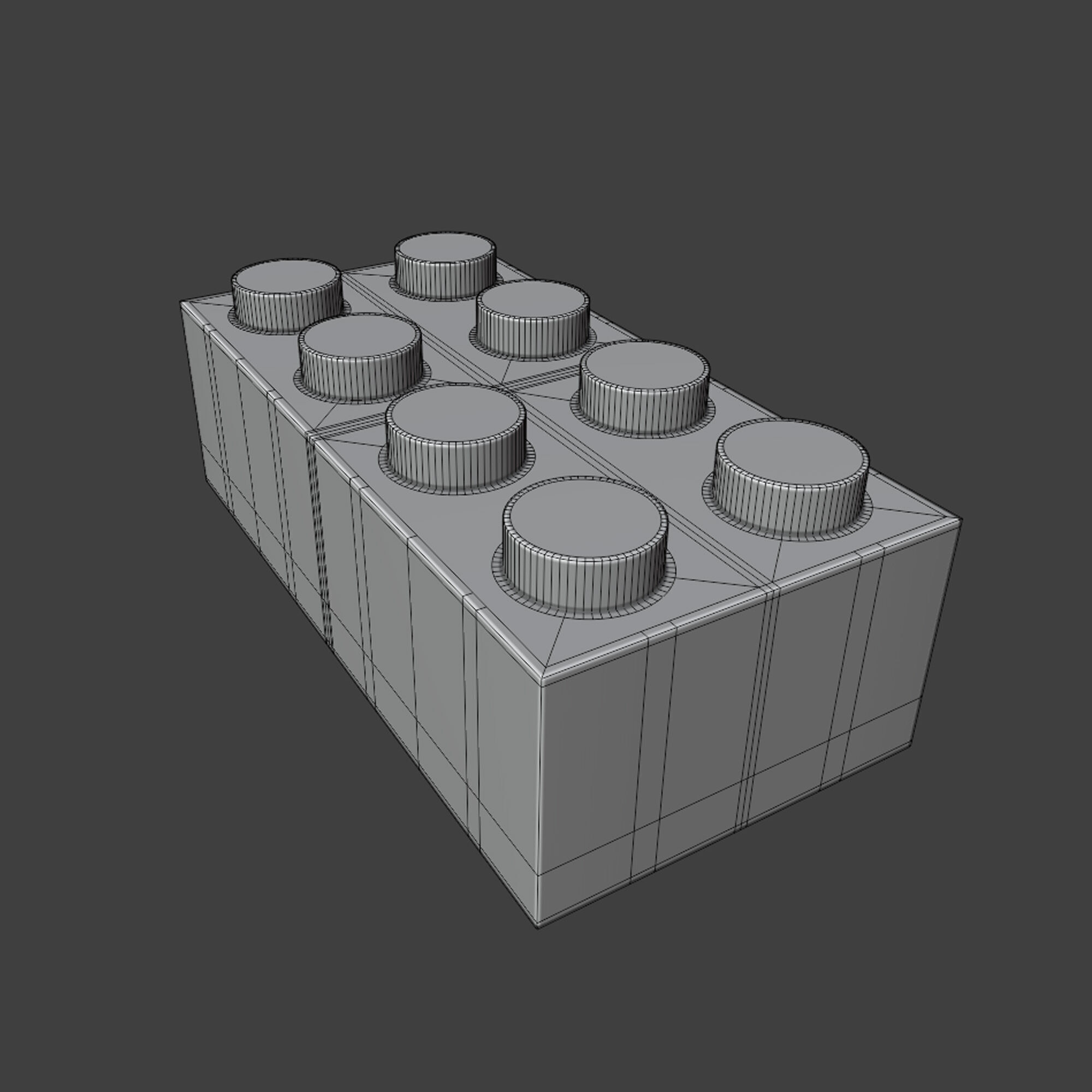 Lego pieces rigide body simulation free 3D model | CGTrader