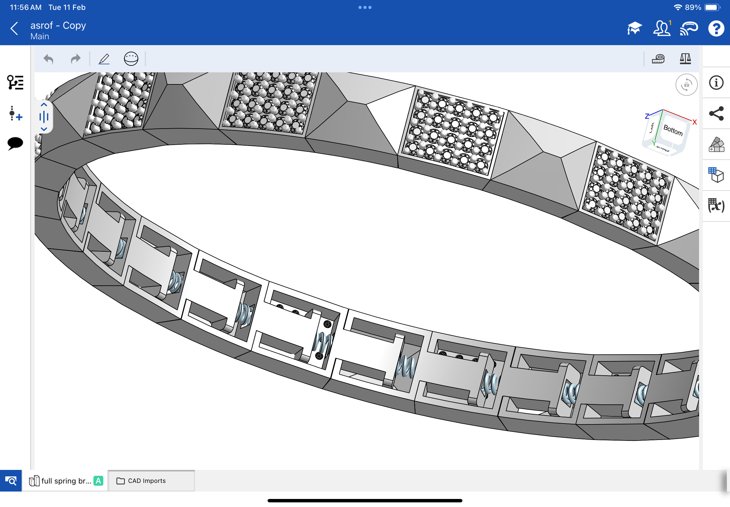 Stretchable bracelet cad file 3D model 3D printable | CGTrader