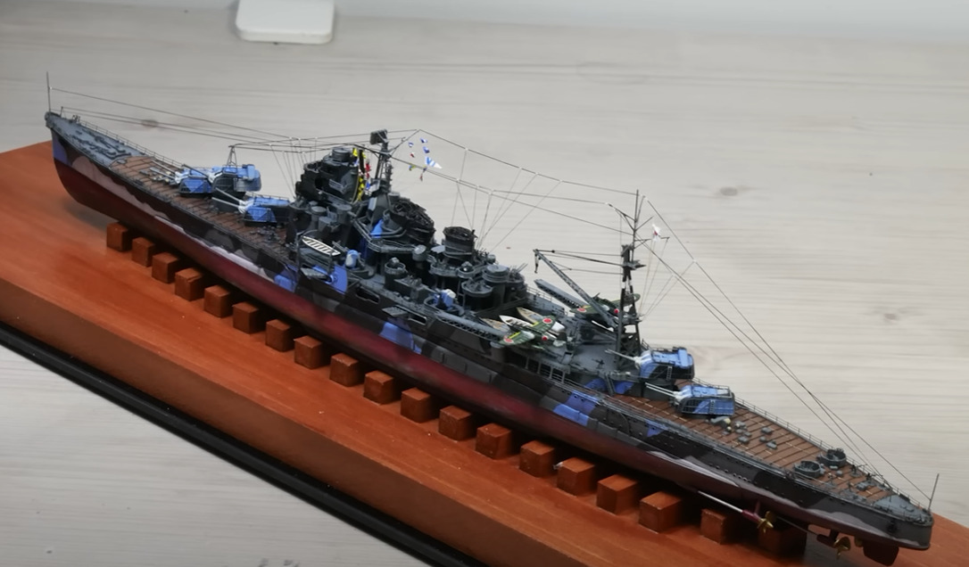 World of Warships 1-700 IJN Atargo Heavy Cruiser Warship Kit 3D model ...