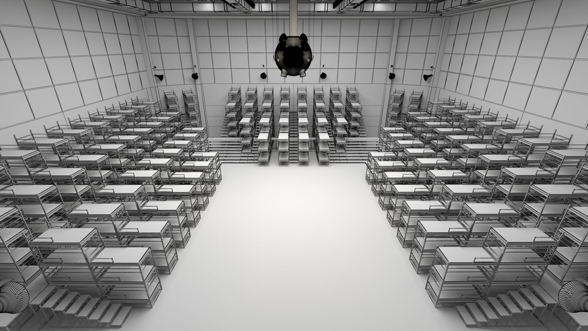 Squid Game season 2 player dorm Rest area 3D model | CGTrader