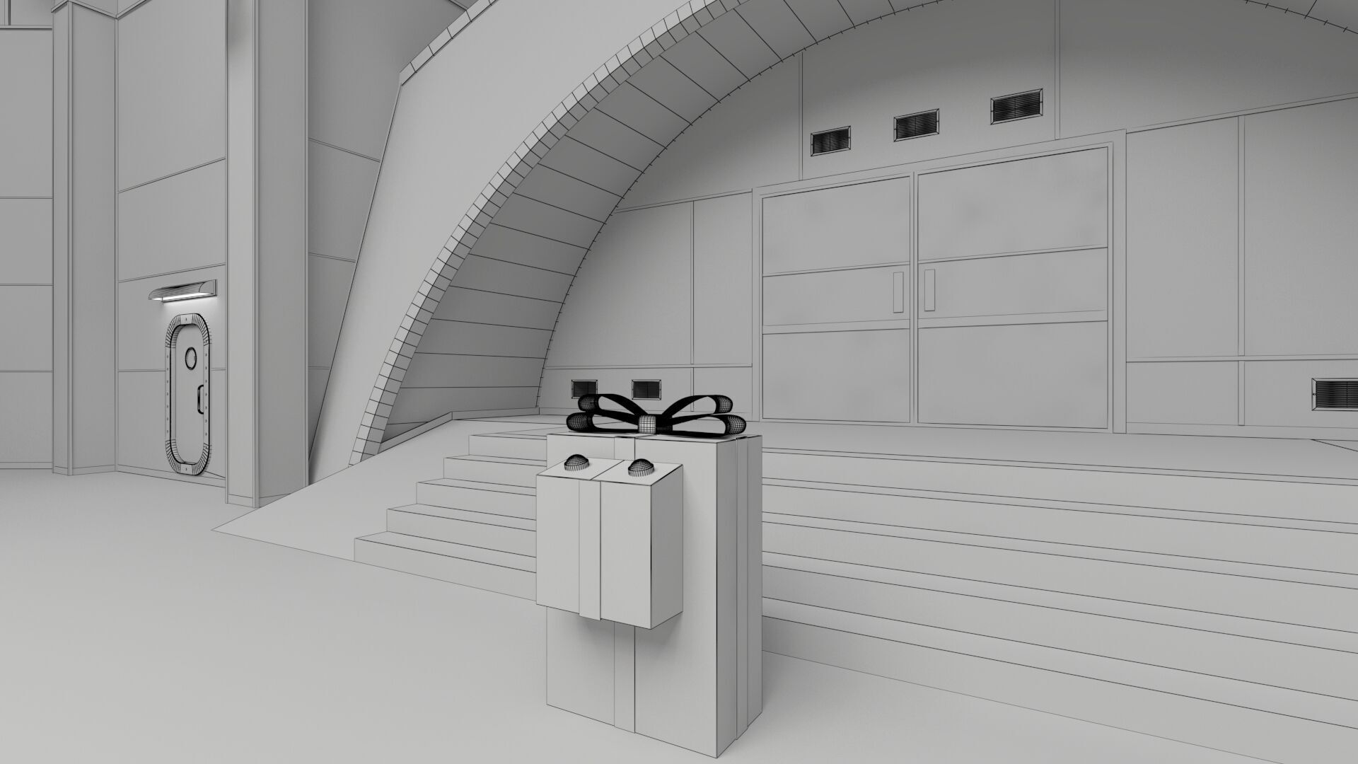 Squid Game season 2 player dorm Rest area 3D model | CGTrader