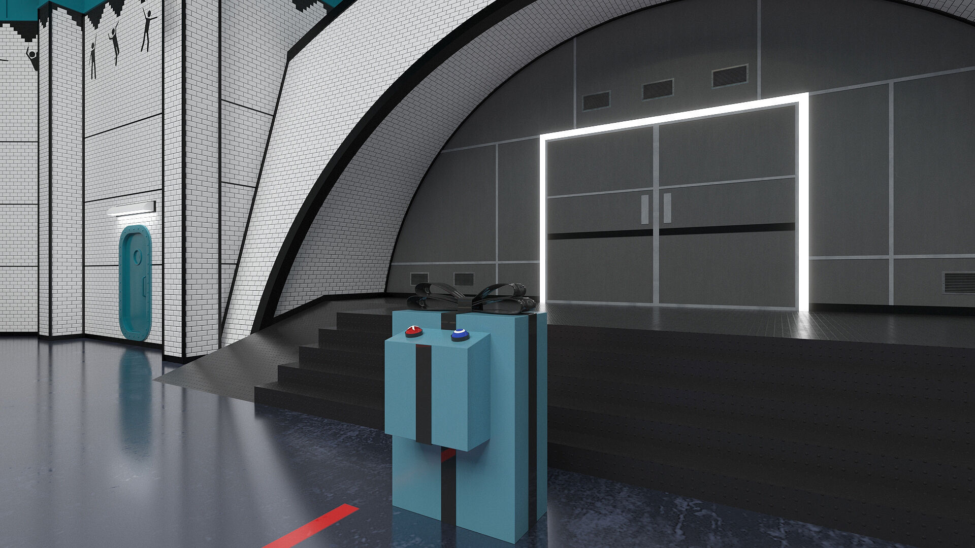 Squid Game season 2 player dorm Rest area 3D model | CGTrader