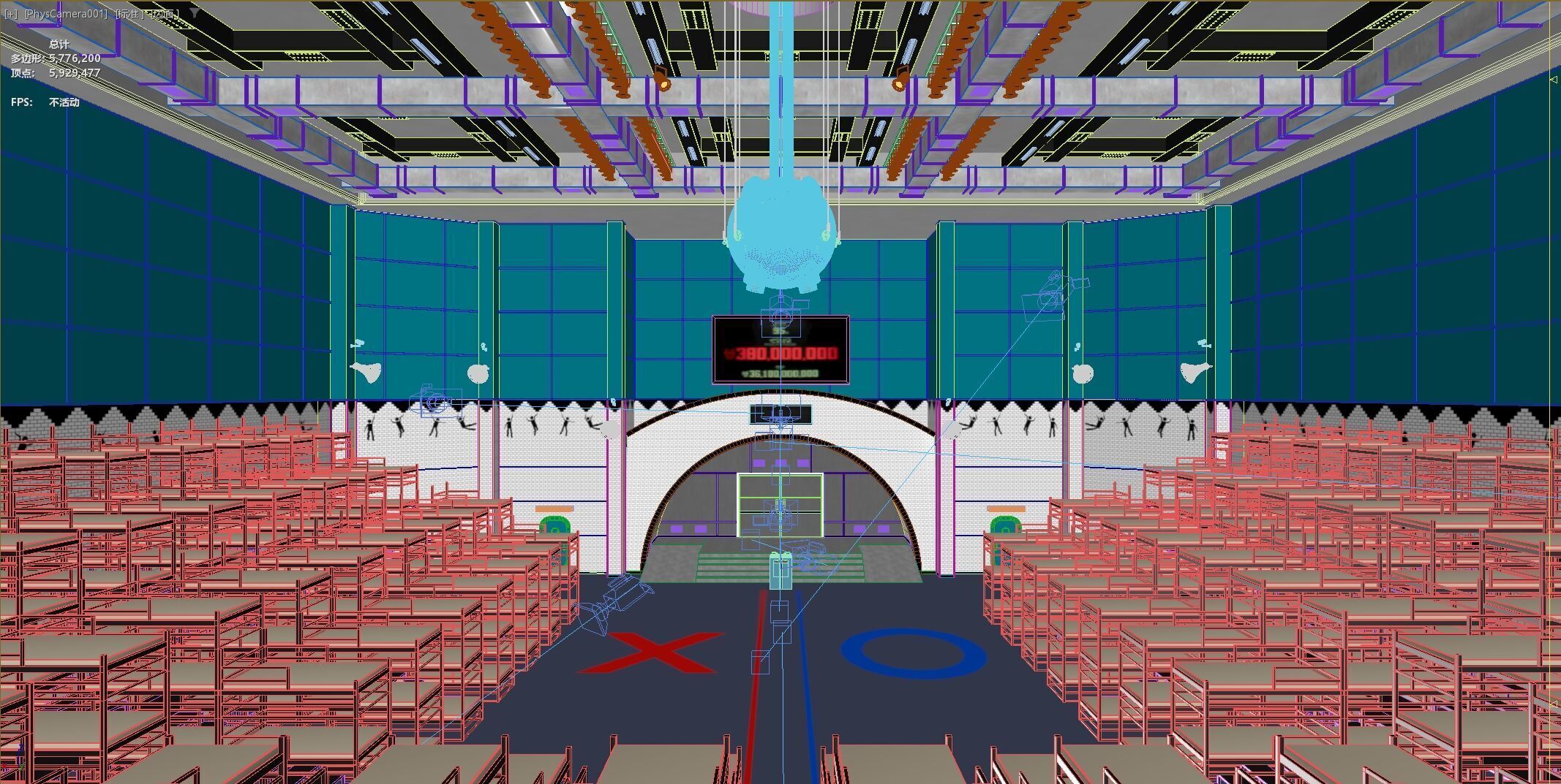 Squid Game season 2 player dorm Rest area 3D model | CGTrader
