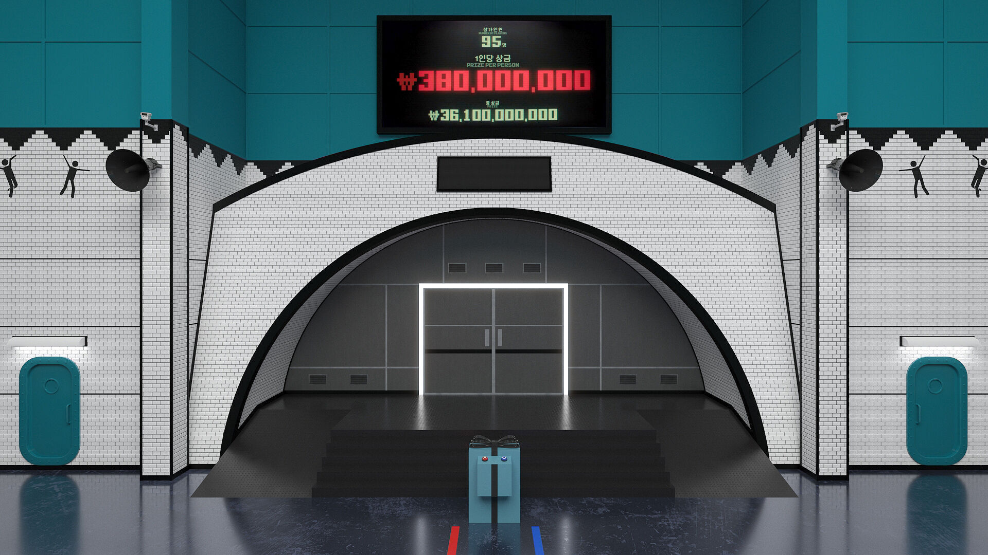 Squid Game season 2 player dorm Rest area 3D model | CGTrader