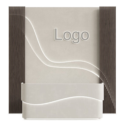 Minimal Reception 3D model | CGTrader