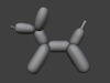 Interlocking Balloon Dog 3D model 3D printable | CGTrader