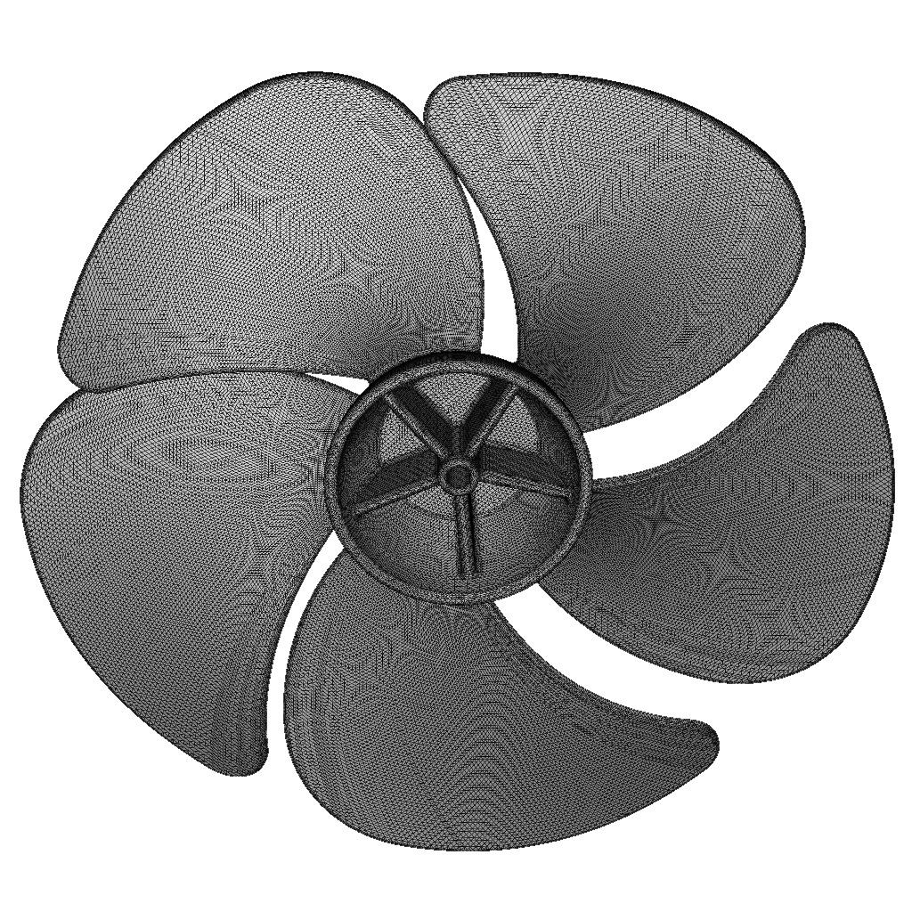 Ventilation Fan Blade 3D model 3D printable | CGTrader