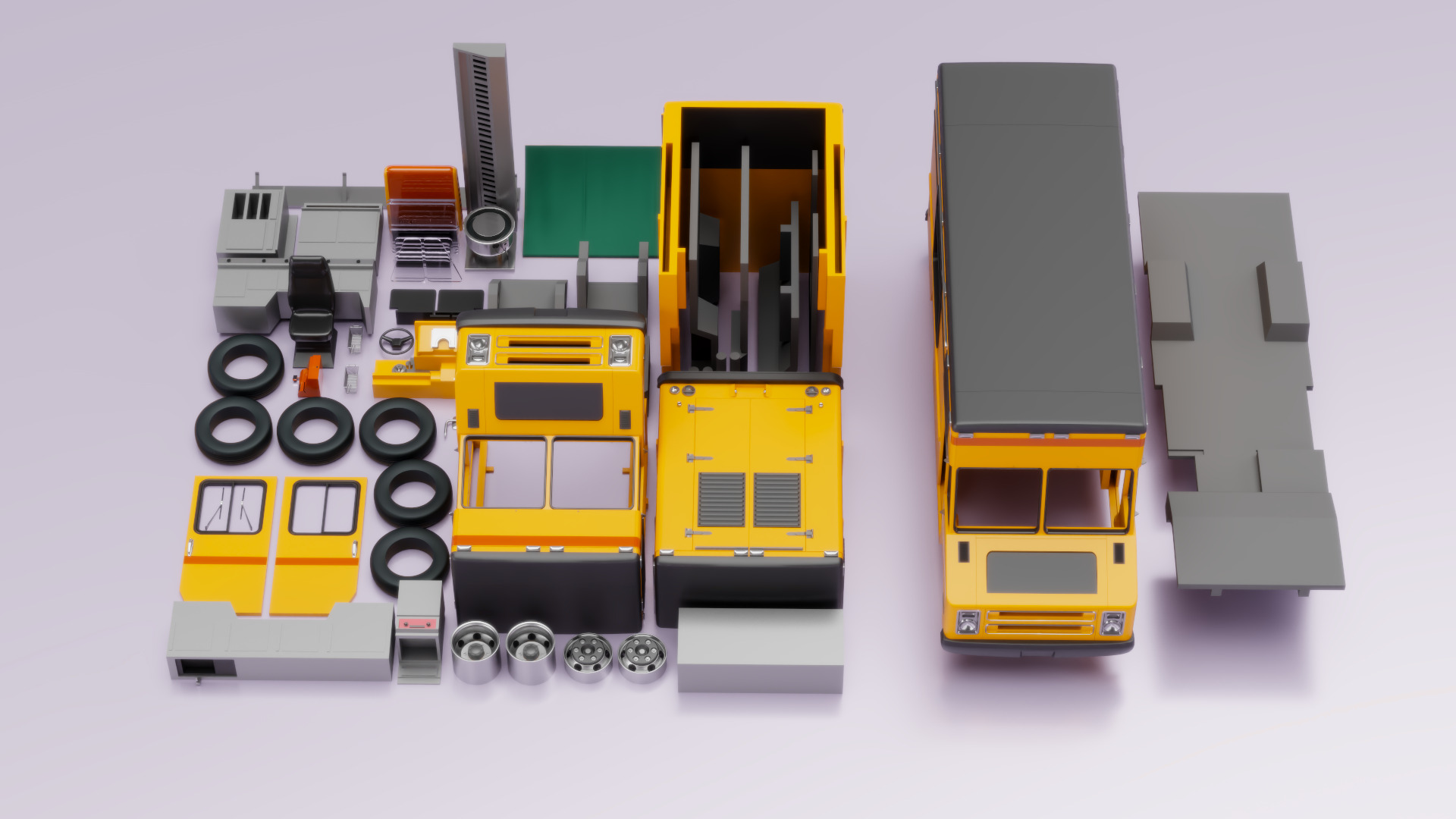 Food Truck 3D model 3D printable | CGTrader