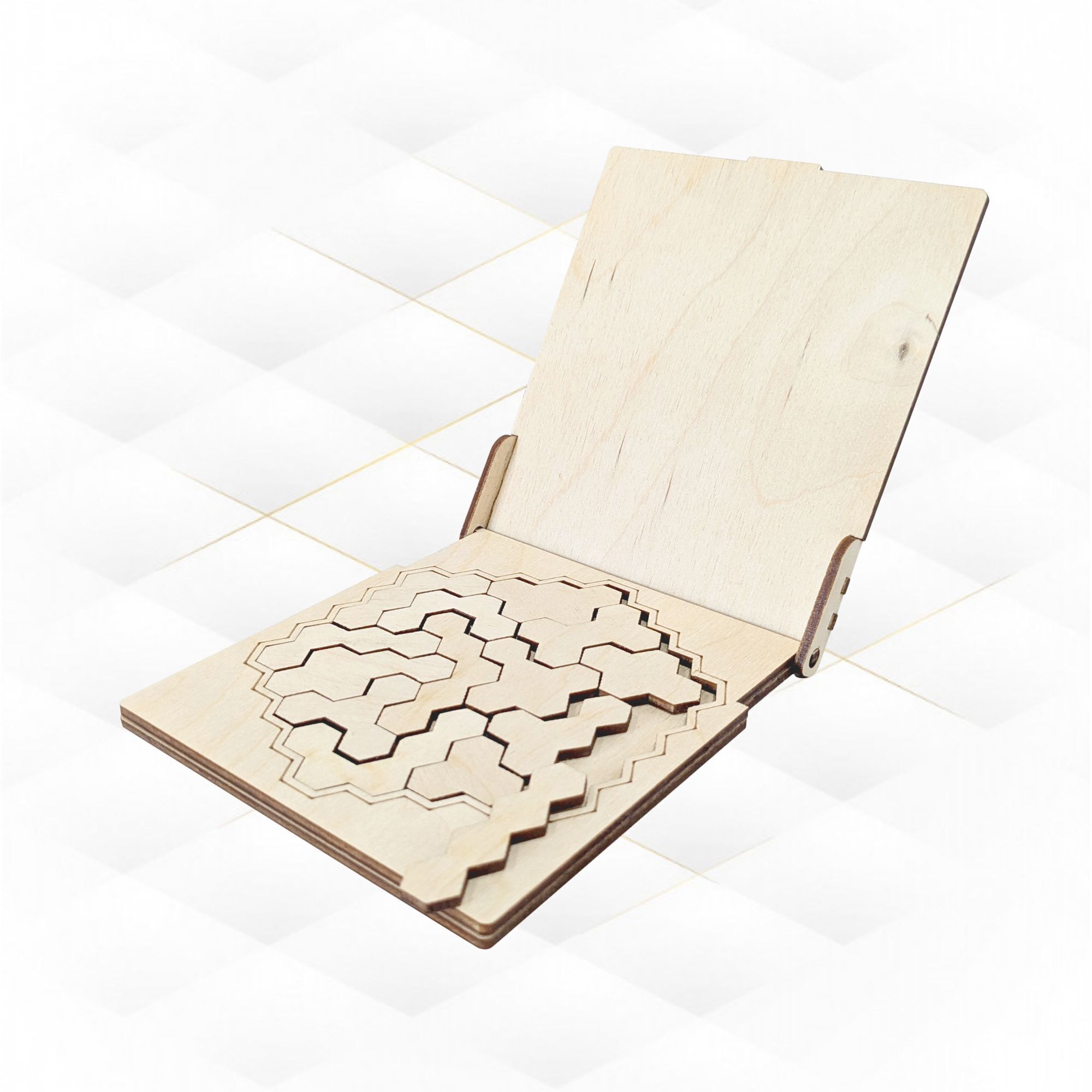 Puzzles toy puzzle board game design laser cut 3D model 3D printable ...