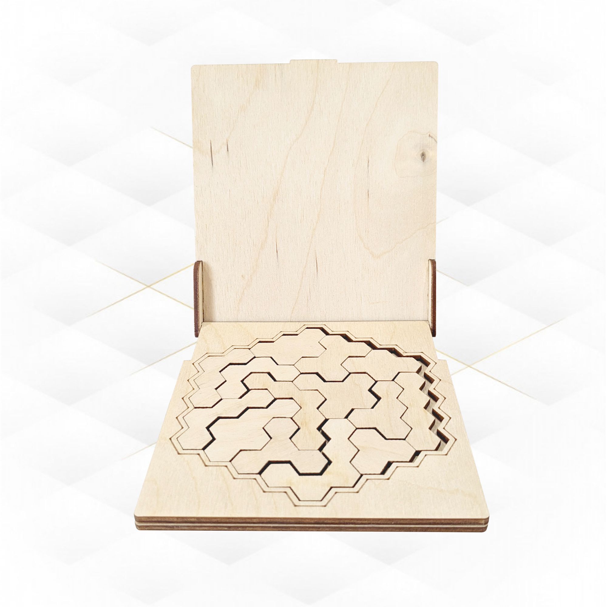 Puzzles toy puzzle board game design laser cut 3D model 3D printable ...