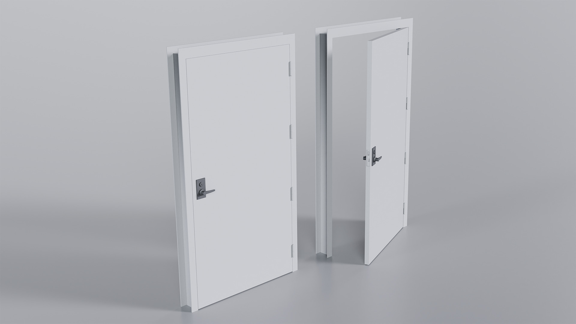 3D model Industrial Door Low-poly 3D model VR / AR / low-poly | CGTrader