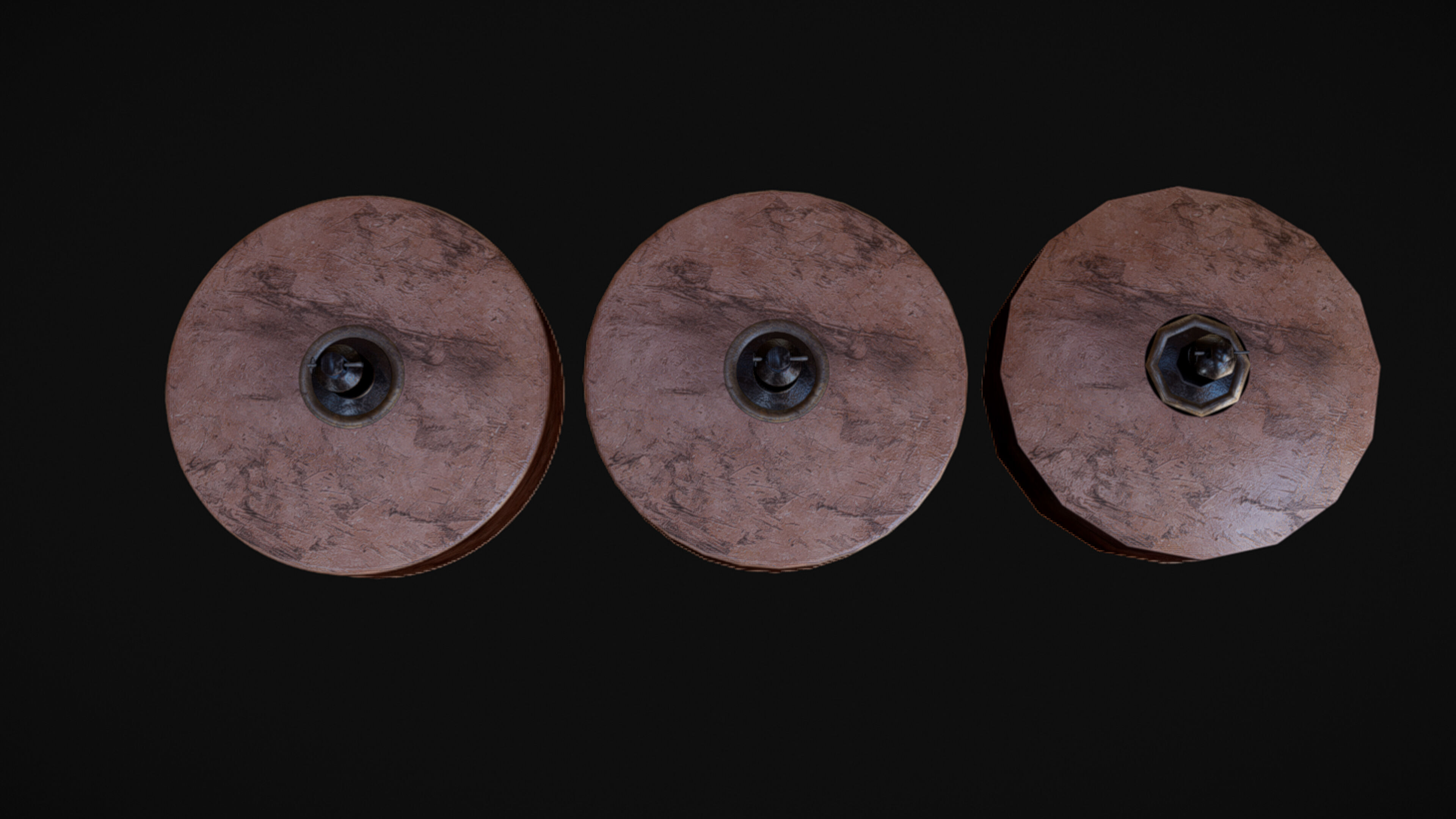 Japanese Type 3 Anti-Tank Mine 3D model | CGTrader