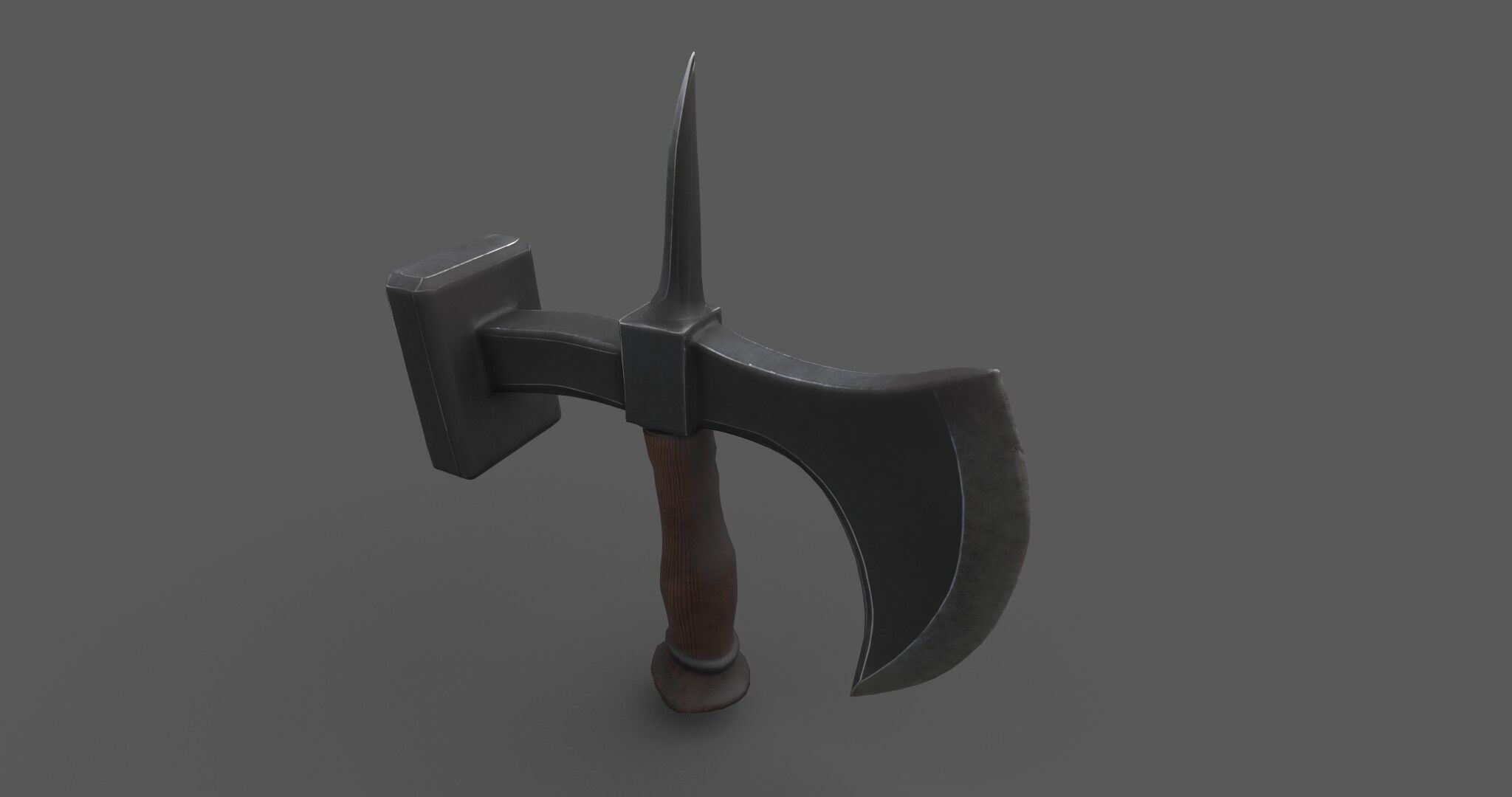 3D model RPG game Hybrid Battle Axe VR / AR / low-poly | CGTrader