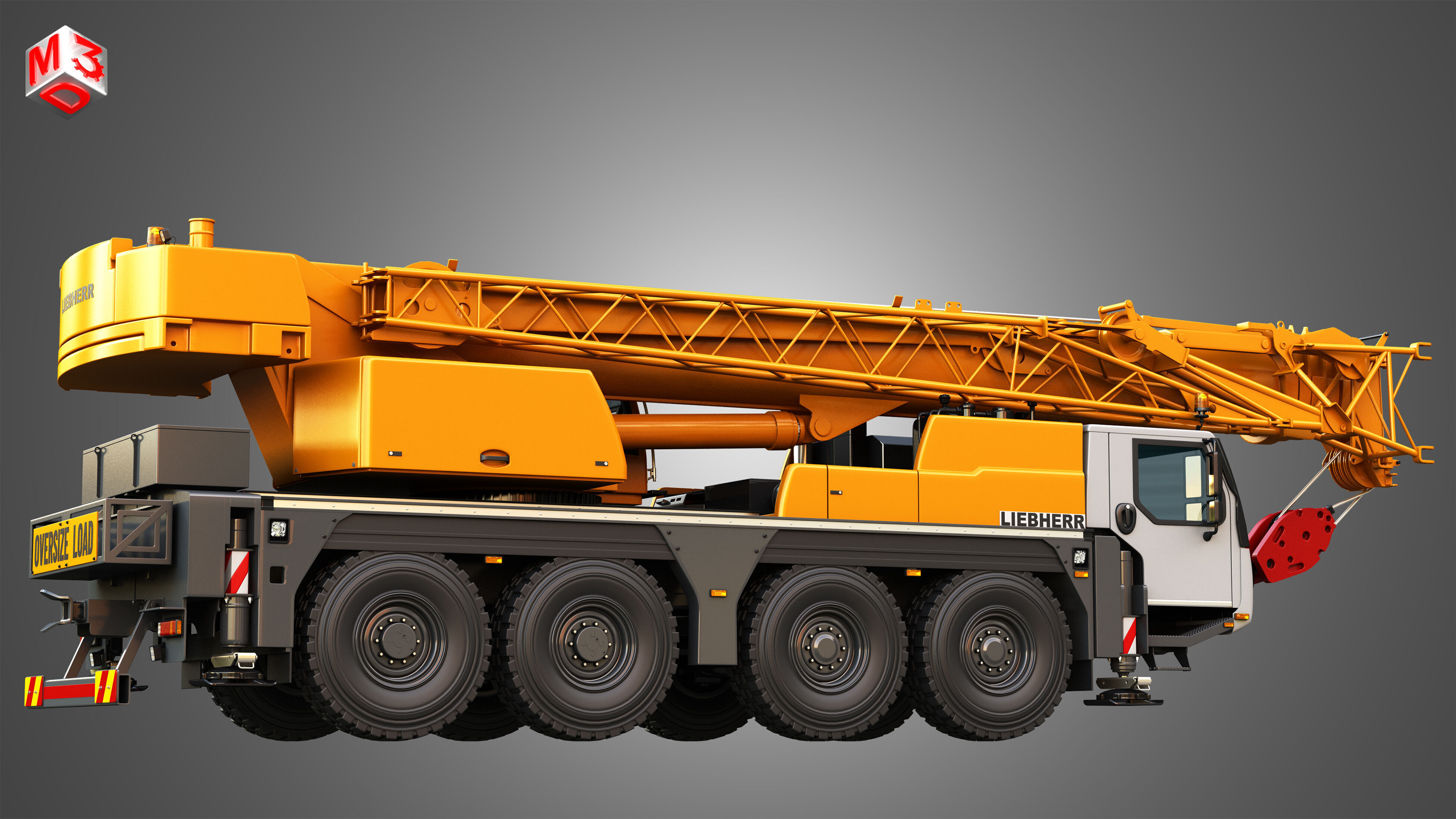 LTM 1070-4-2 Mobile Crane 3D model | CGTrader