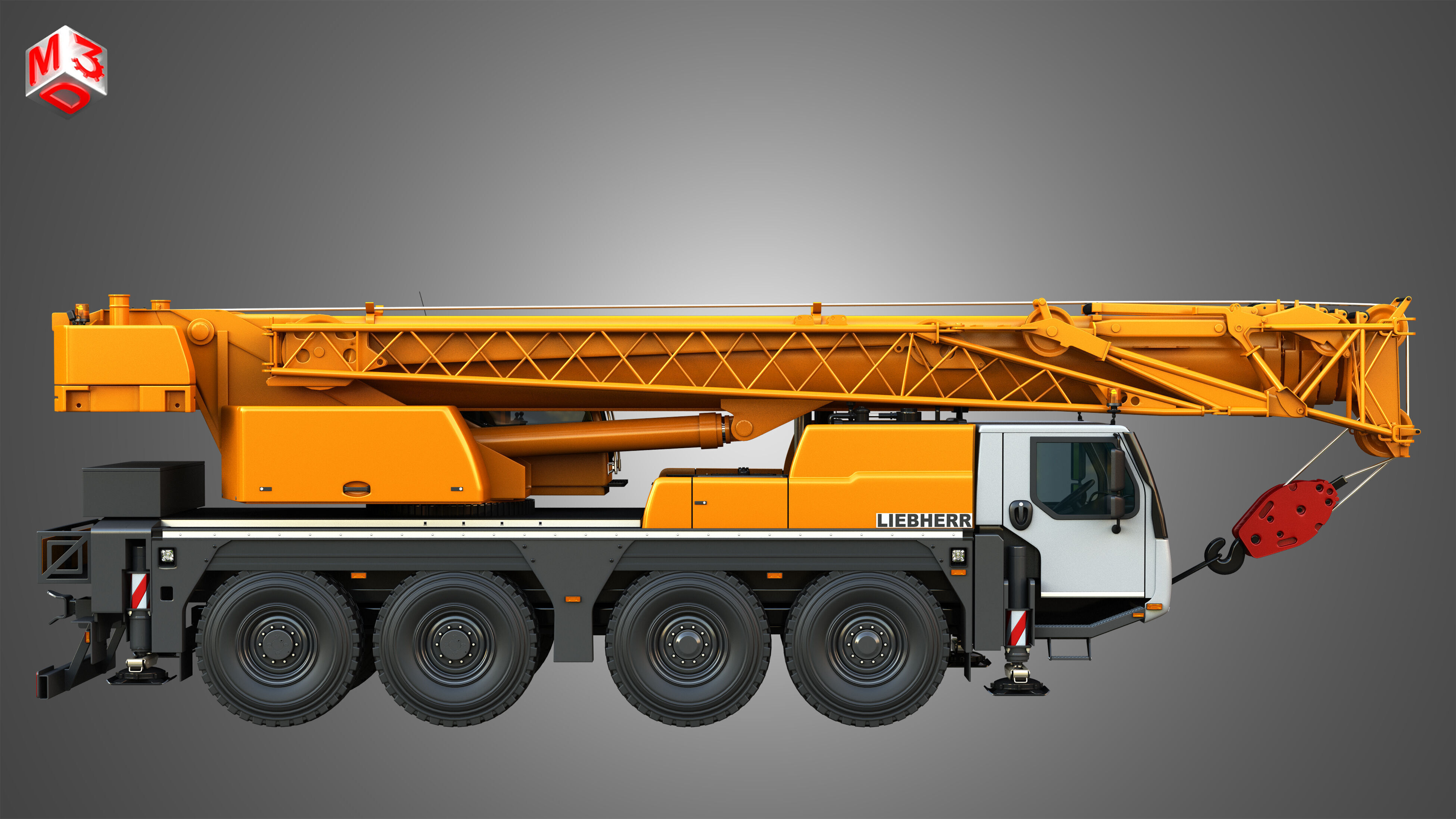 LTM 1070-4-2 Mobile Crane 3D model | CGTrader