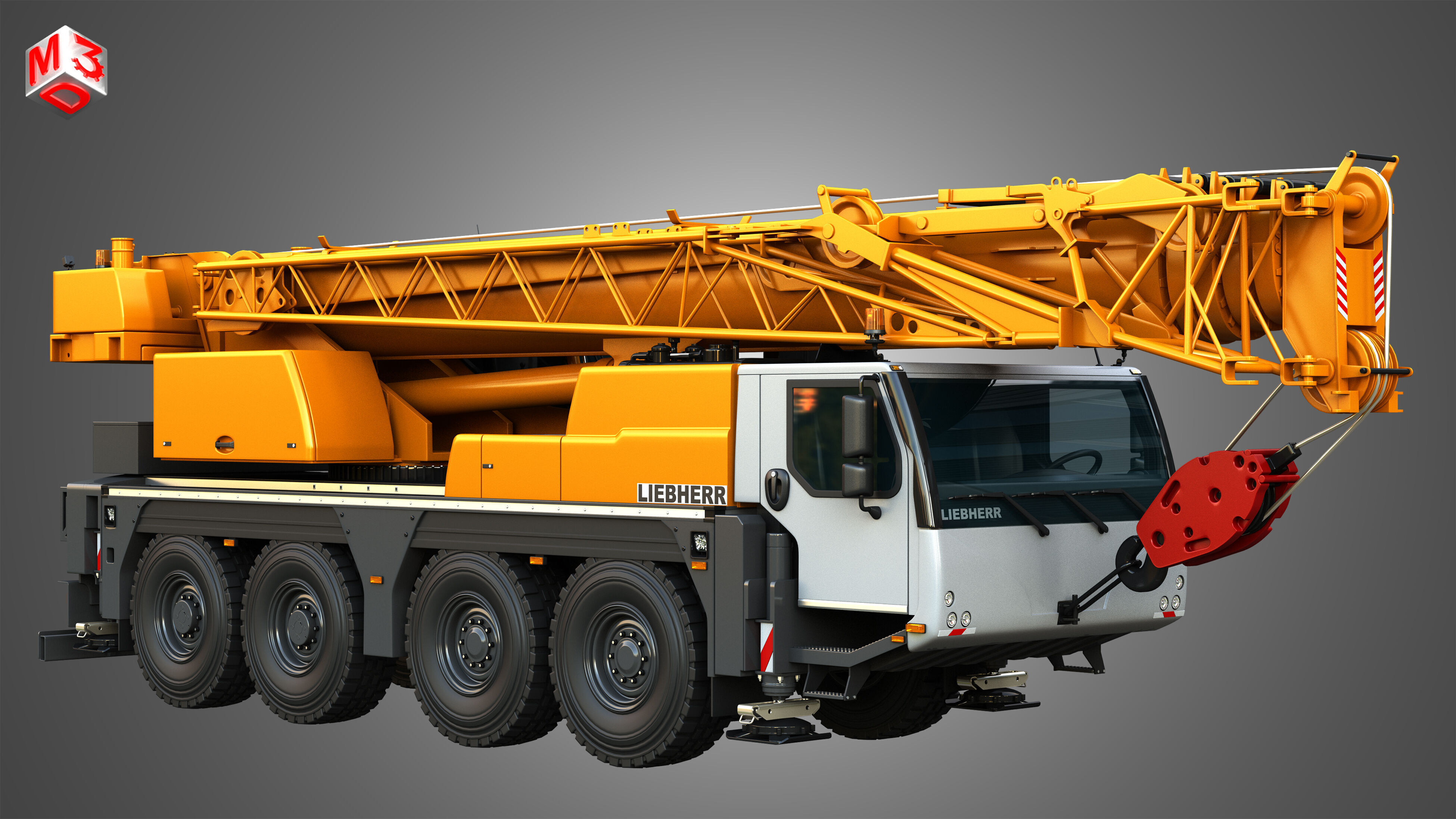 LTM 1070-4-2 Mobile Crane 3D model | CGTrader