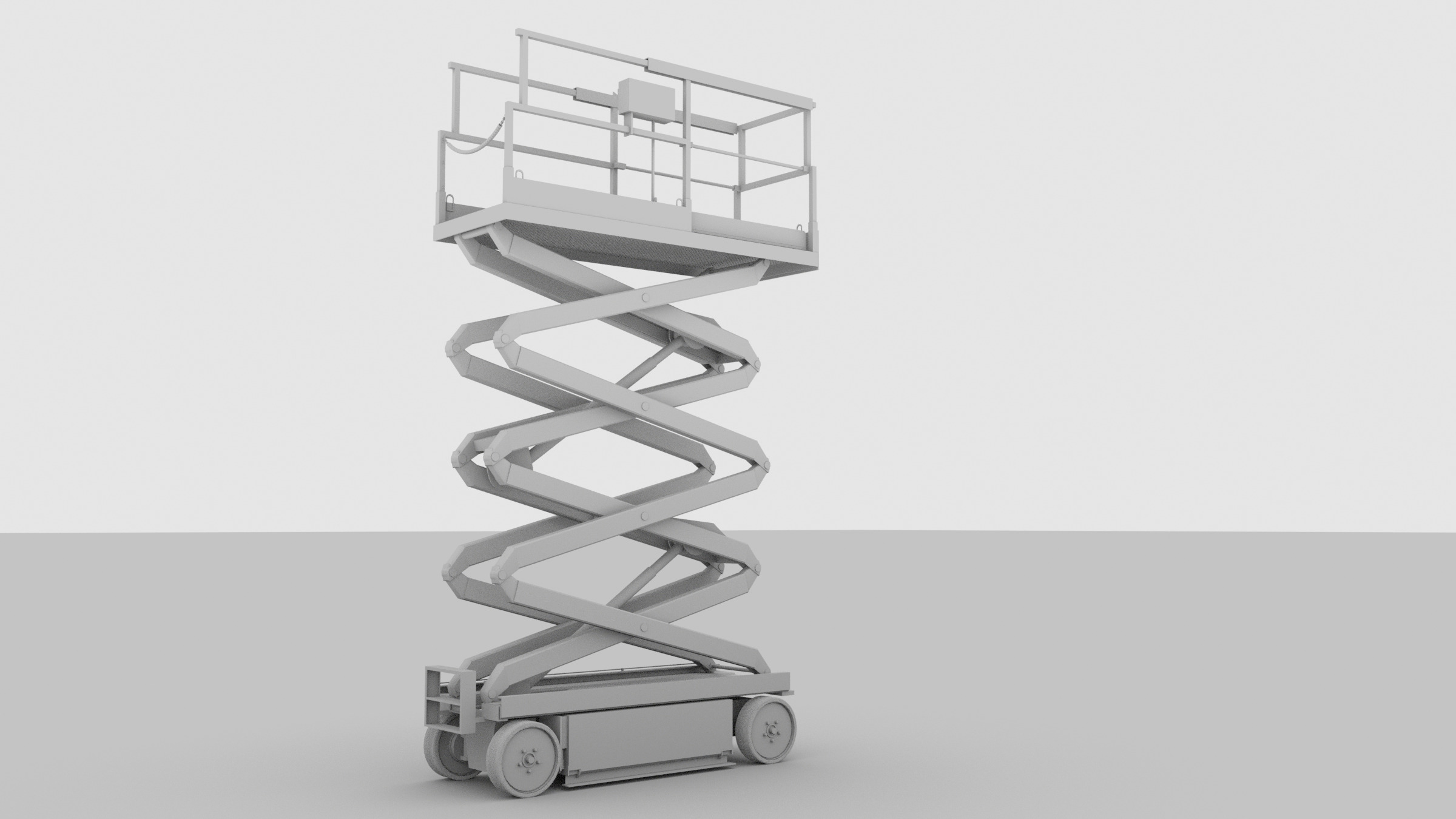 Sky Jack Scissor Lift 3D model | CGTrader