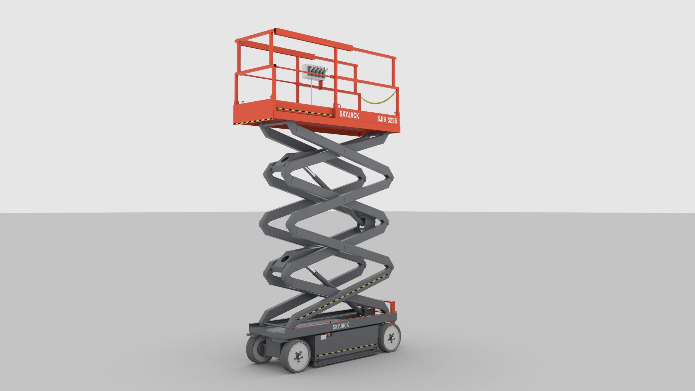 Sky Jack Scissor Lift 3D model | CGTrader