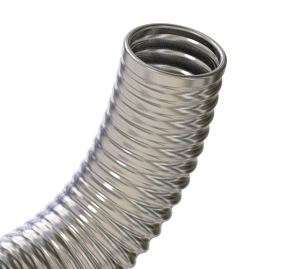 Flexible Duct Pipe 3D model 3D printable | CGTrader