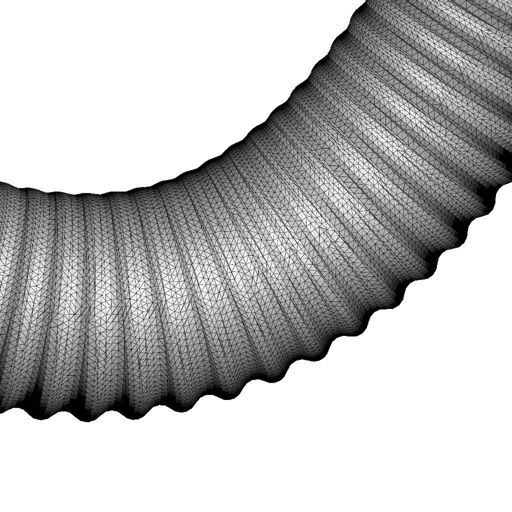 Flexible Duct Pipe 3D model 3D printable | CGTrader