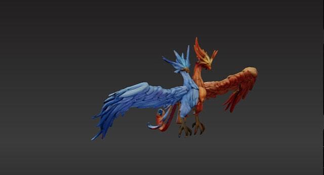 Two-headed Bird by Tripo free 3D model | CGTrader