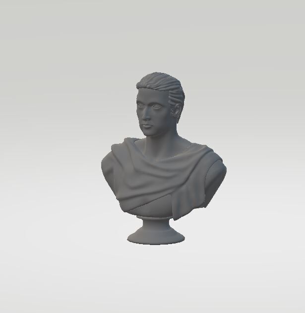 Buste grec homme romain free 3D model 3D printable | CGTrader