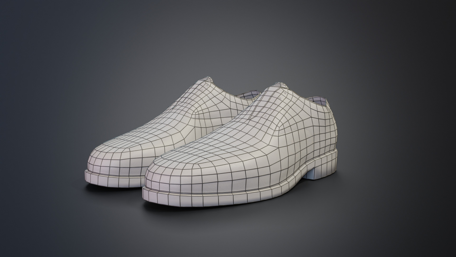 3D model Men Leather Shoes - Realistic and Game-Ready VR / AR / low ...